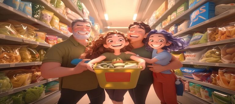 Realistic Grocery Budget for Family of 4 That Actually Work - Thrifty ...