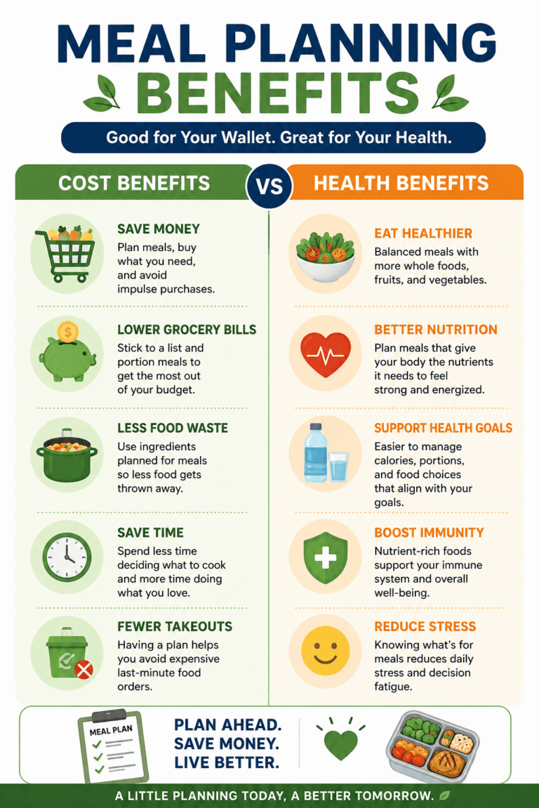 7-Day Healthy Budget Meal Plan for Families (Cheap & Easy Meals ...
